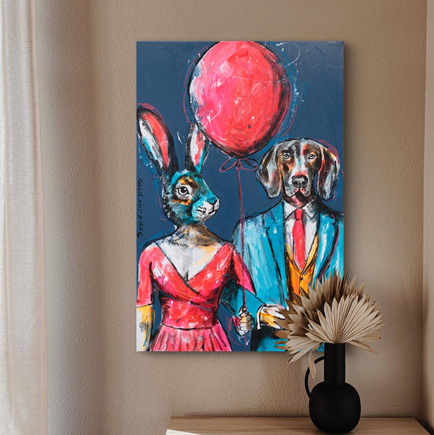 Dogman and Rabbitwoman Paintings – Gillie and Marc®