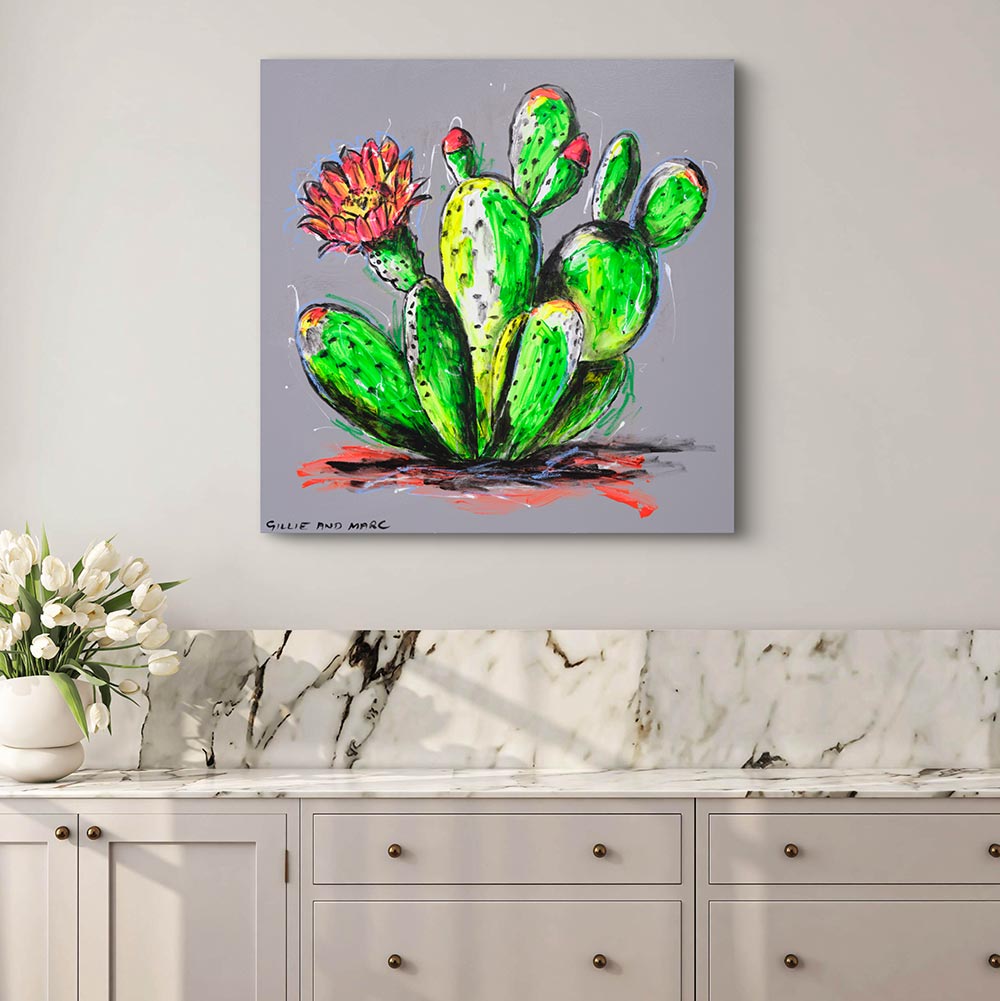 Cactus Power (Original Painting) – Gillie and Marc®