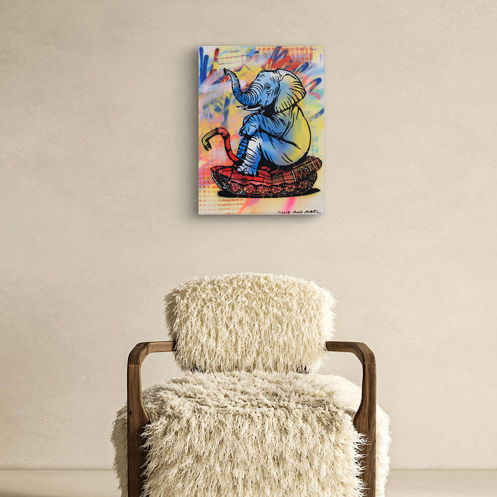 Elephant Tank (Original Painting) – Gillie and Marc®