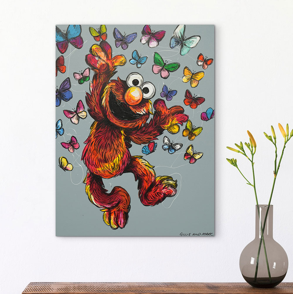 Elmo Is on a High (Original Painting) – Gillie and Marc®
