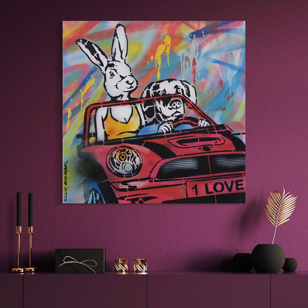 Go Go Go All Day (Original Painting) – Gillie and Marc®