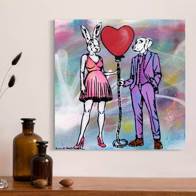 Dogman and Rabbitwoman Paintings – Gillie and Marc®