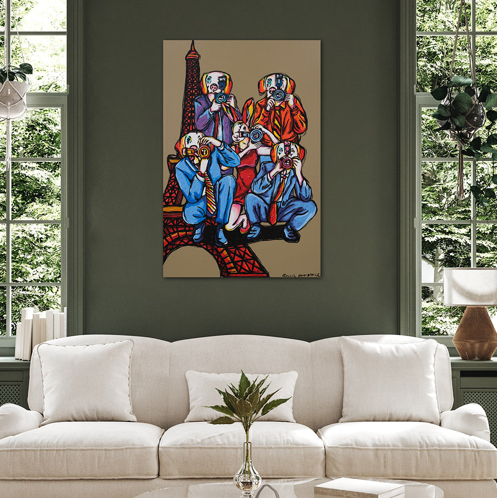 Papped in Paris (Original Painting) – Gillie and Marc®