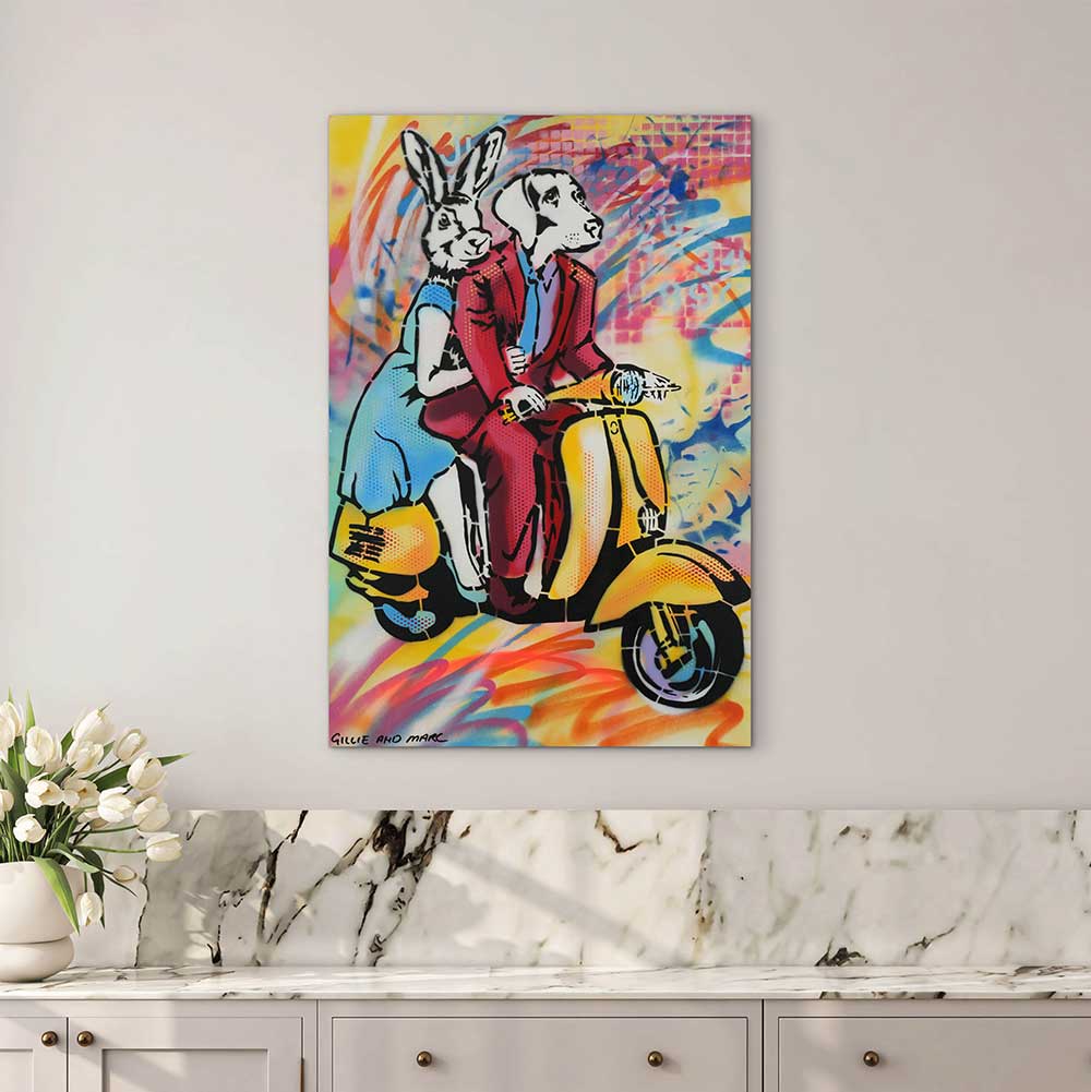 Ride Like You Love It (Original Painting) – Gillie and Marc®