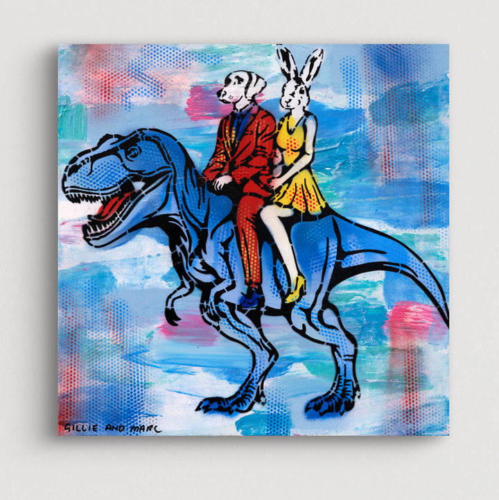 T-Rex Power (Original Painting) – Gillie and Marc®