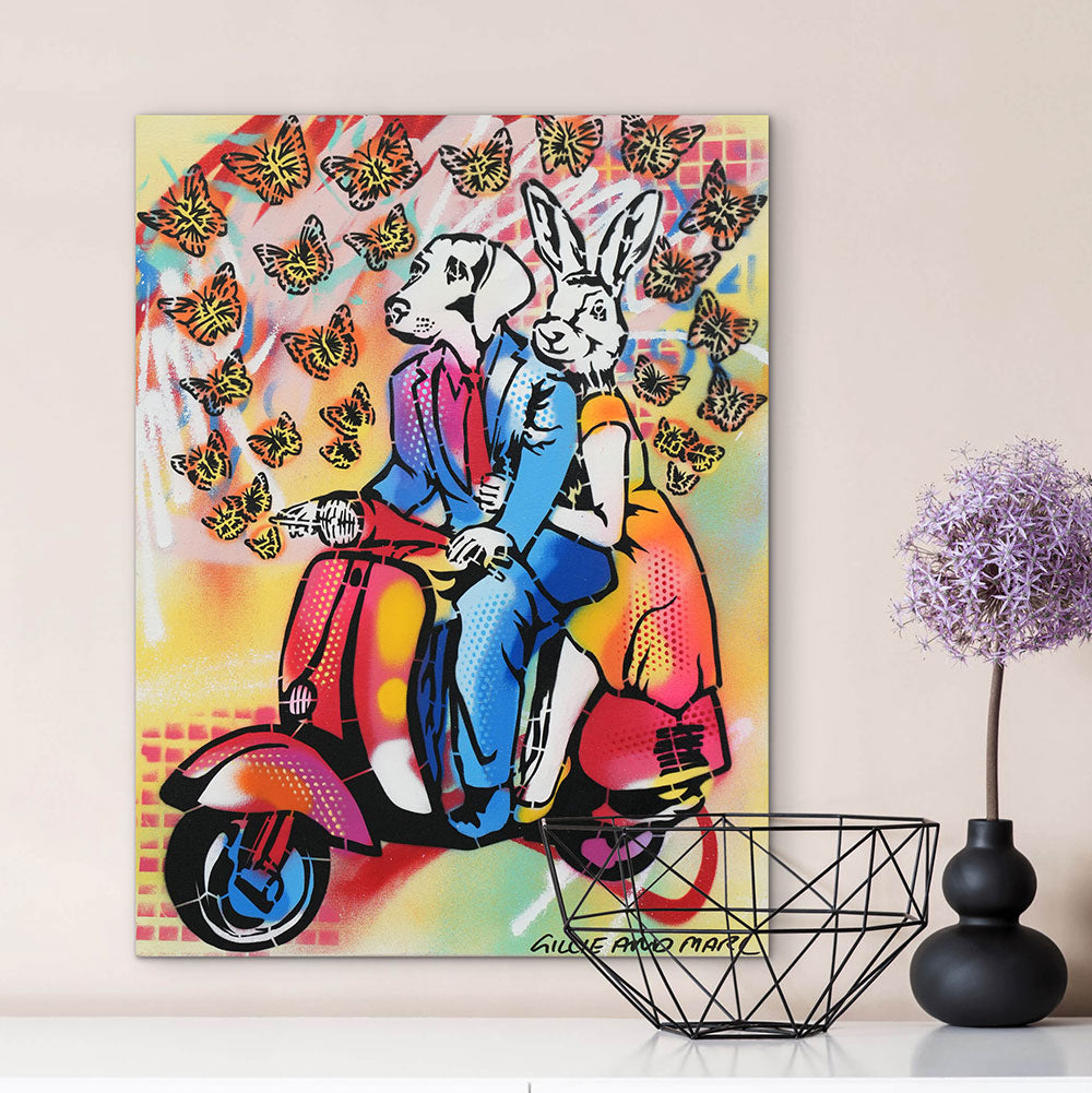 The Light Between Us (Original Painting) – Gillie and Marc®