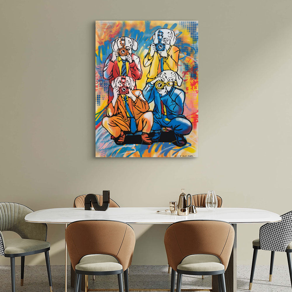 The Pap Dogs Have Arrived (Original Painting) – Gillie and Marc®