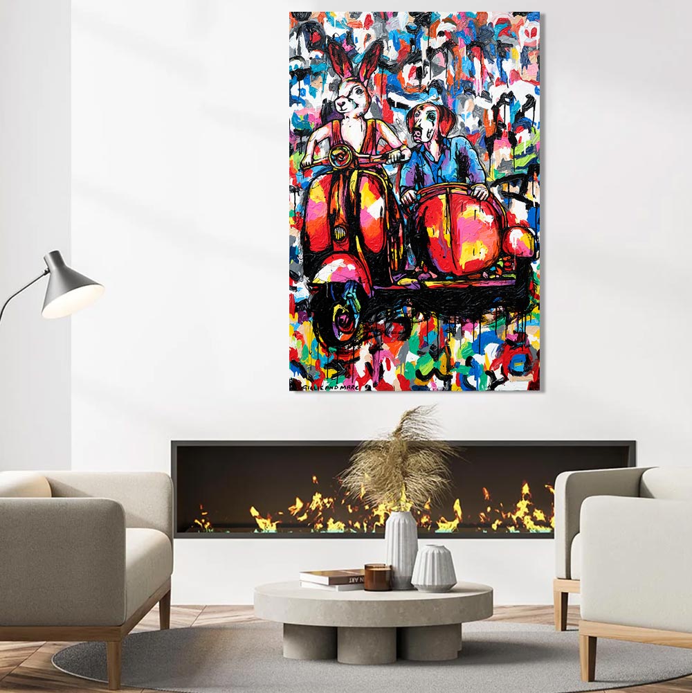 They Were Go Go Go (Original Painting) – Gillie and Marc®