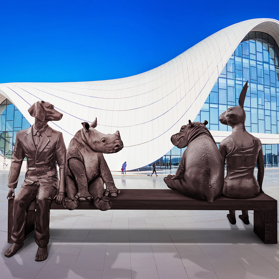 The baby bench (Bronze Sculpture) – Gillie and Marc®