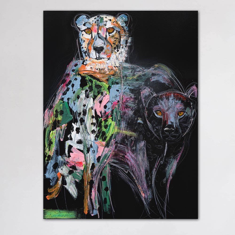 Blaze, the Fading Cheetah (Original Painting) – Gillie and Marc®