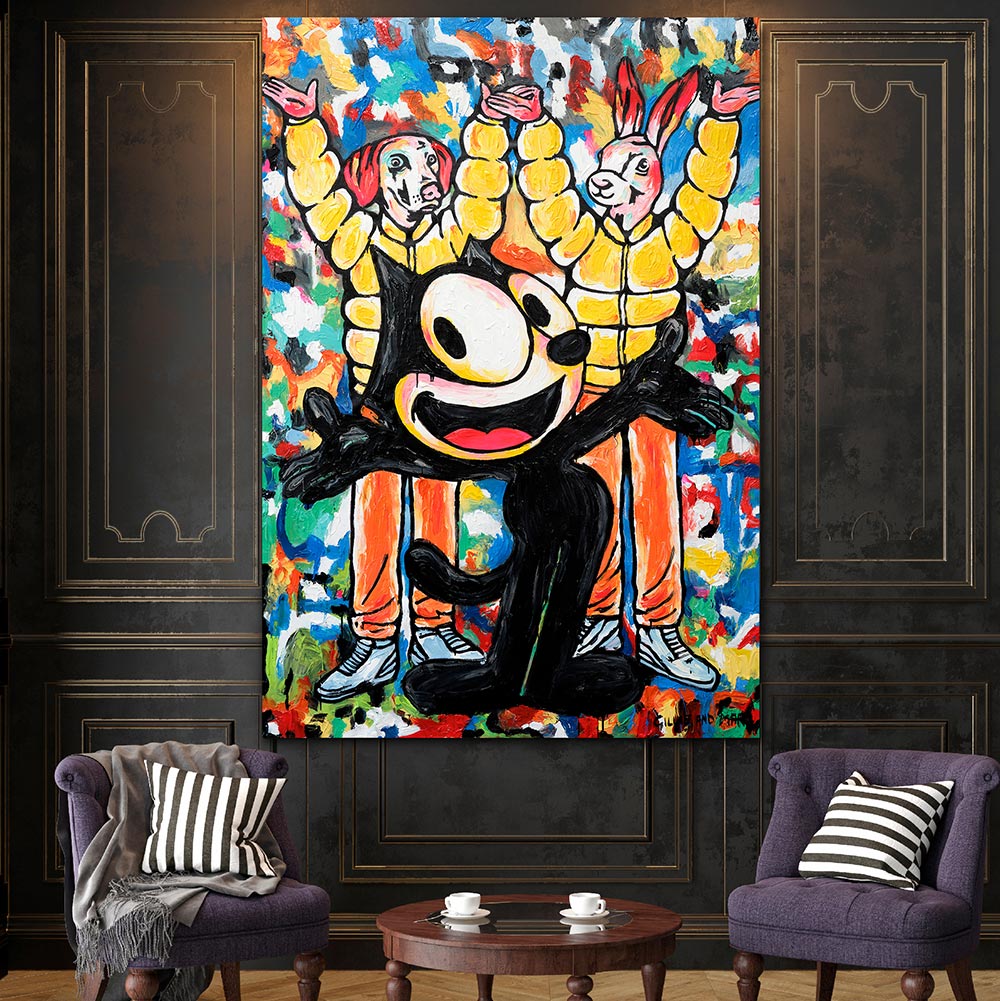 We all need a little help from our friends (Original Painting) – Gillie ...