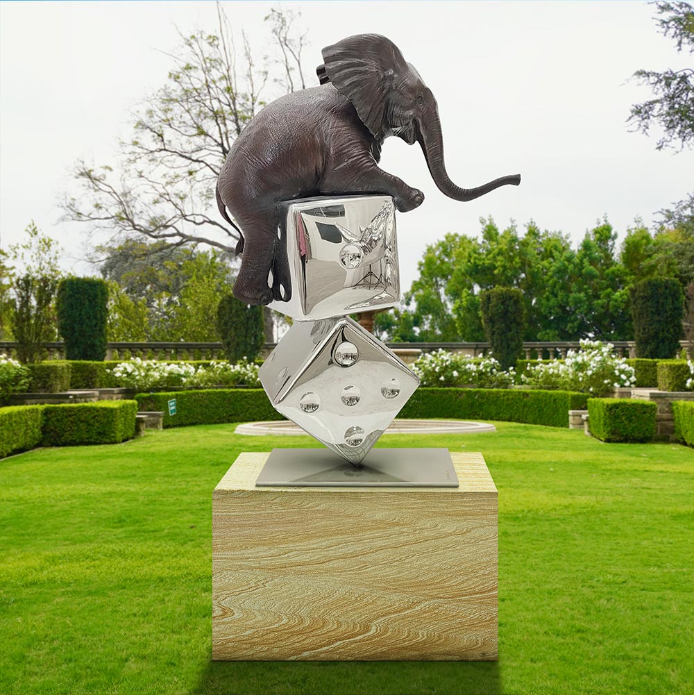 Big Luck of the Elephant (Bronze Sculpture) – Gillie and Marc®