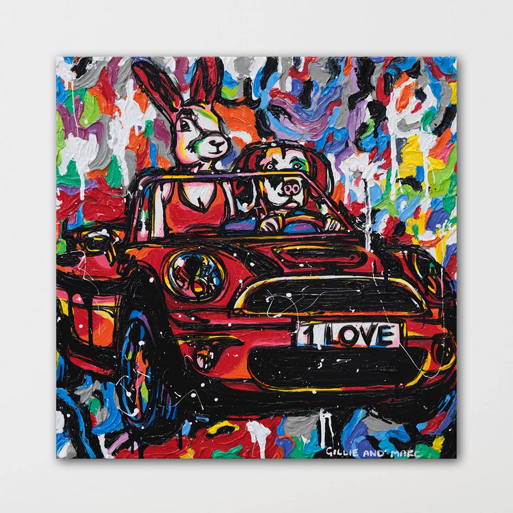 Go LOVE Go! (Original Painting) – Gillie and Marc®