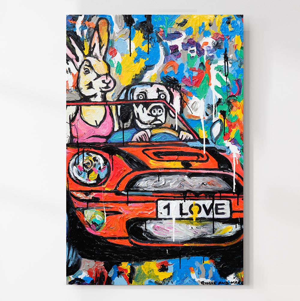 It Was Go, Go, Go! (Original Painting) – Gillie and Marc®