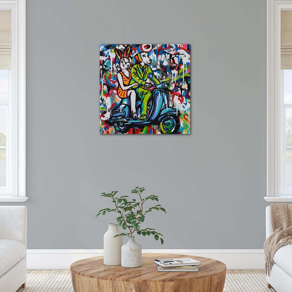 Go, Go, Go! (Original Painting) – Gillie and Marc®