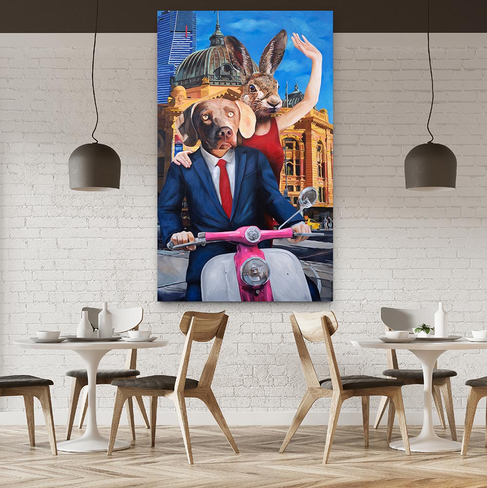 Hello Melbourne (Original Painting) – Gillie and Marc®
