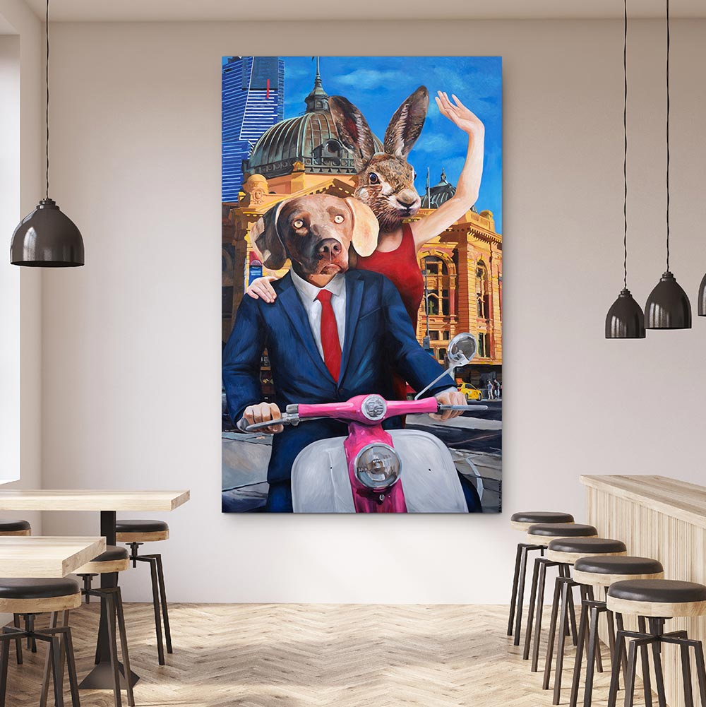 Hello Melbourne (Original Painting) – Gillie and Marc®