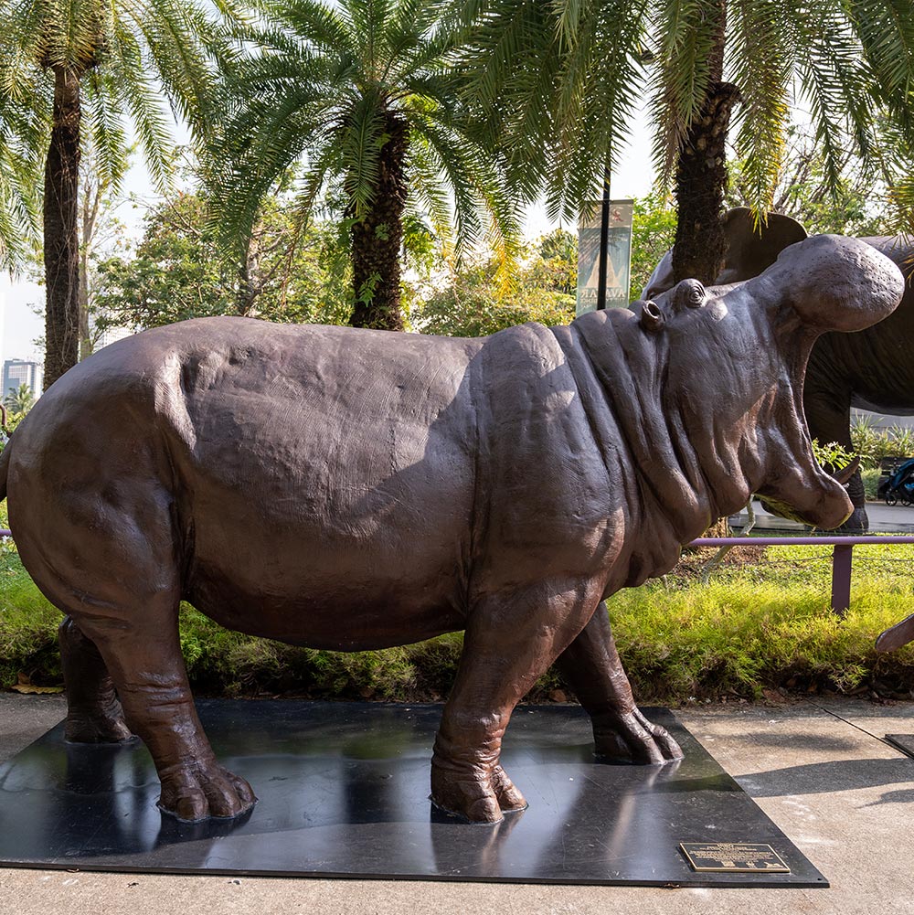 Love the Hippopotamus (Bronze Sculpture) – Gillie and Marc®