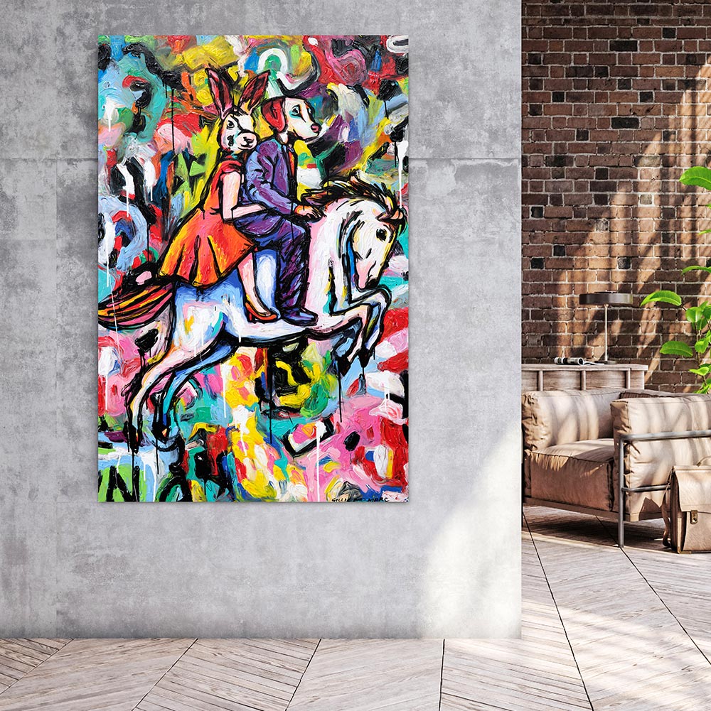 The Huge Jump (Original Painting) – Gillie and Marc®