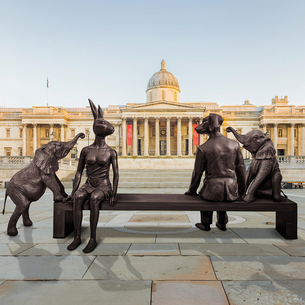 The Bench of Kindness (Bronze Sculpture) – Gillie and Marc®