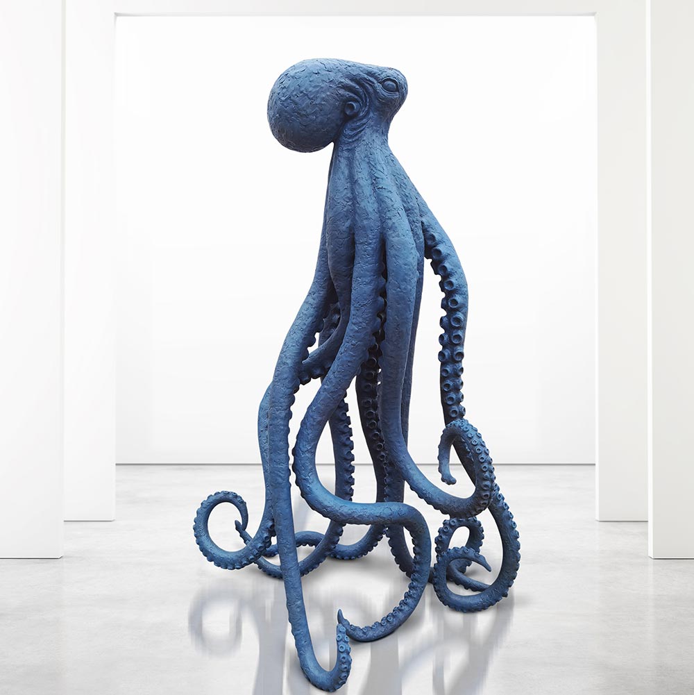 Octopus Stands Tall (Bronze Sculpture) – Gillie and Marc®