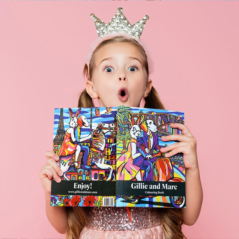 GILLIE AND MARC – Colouring Book 2023 – Gillie and Marc®