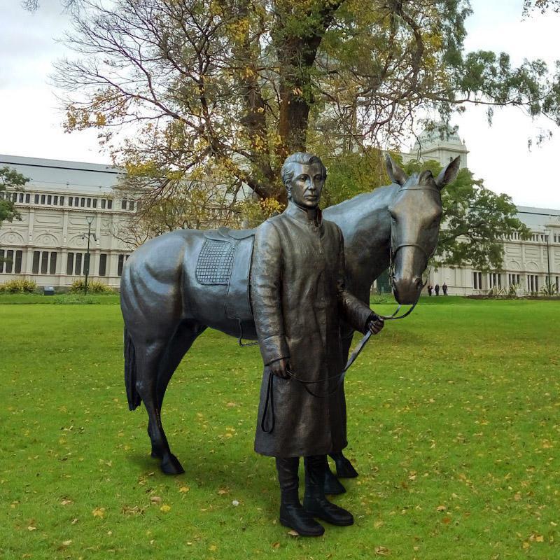 Archbishop Polding and his horse (Bronze Sculpture) – Gillie and Marc®