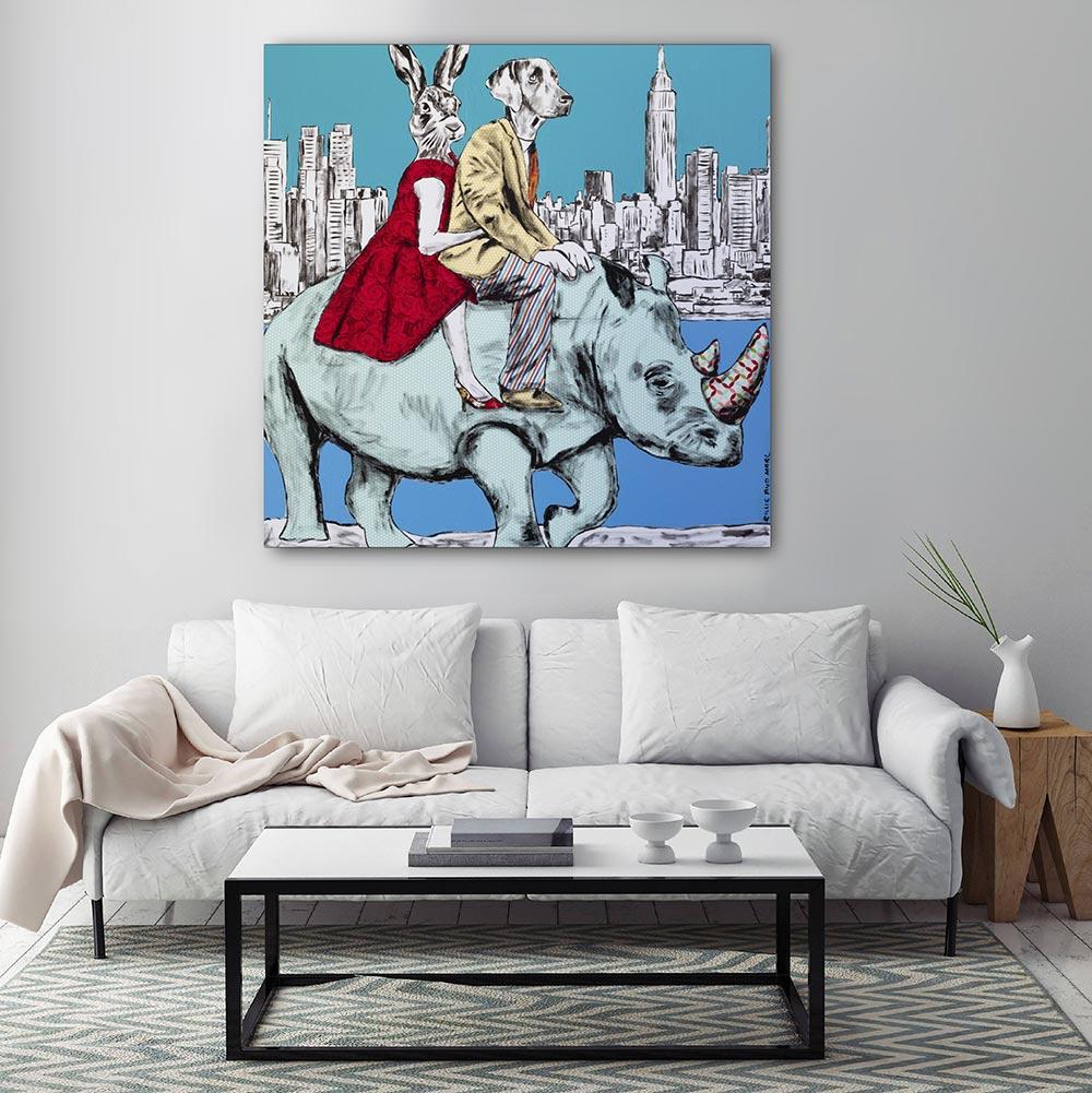 They were riding for freedom (Original Painting) – Gillie and Marc®