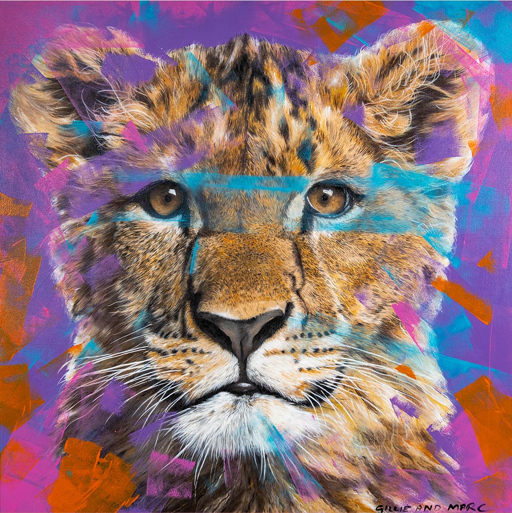 Wild about baby cats (Original Painting) – Gillie and Marc®
