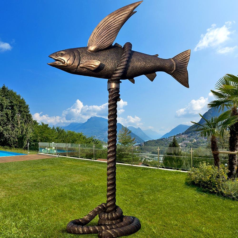 Flying Fish (Fibreglass Sculpture) – Gillie and Marc®