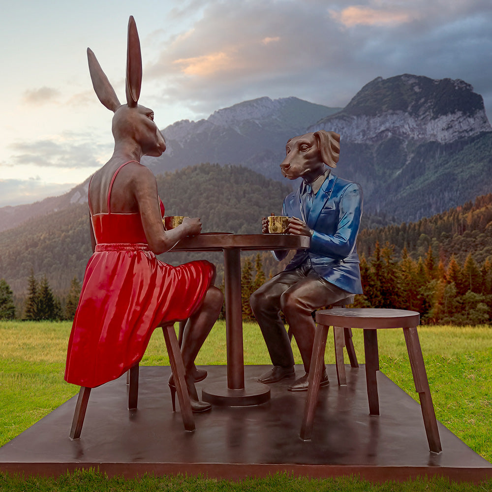 Table of Love (Bronze Sculpture) – Gillie and Marc®