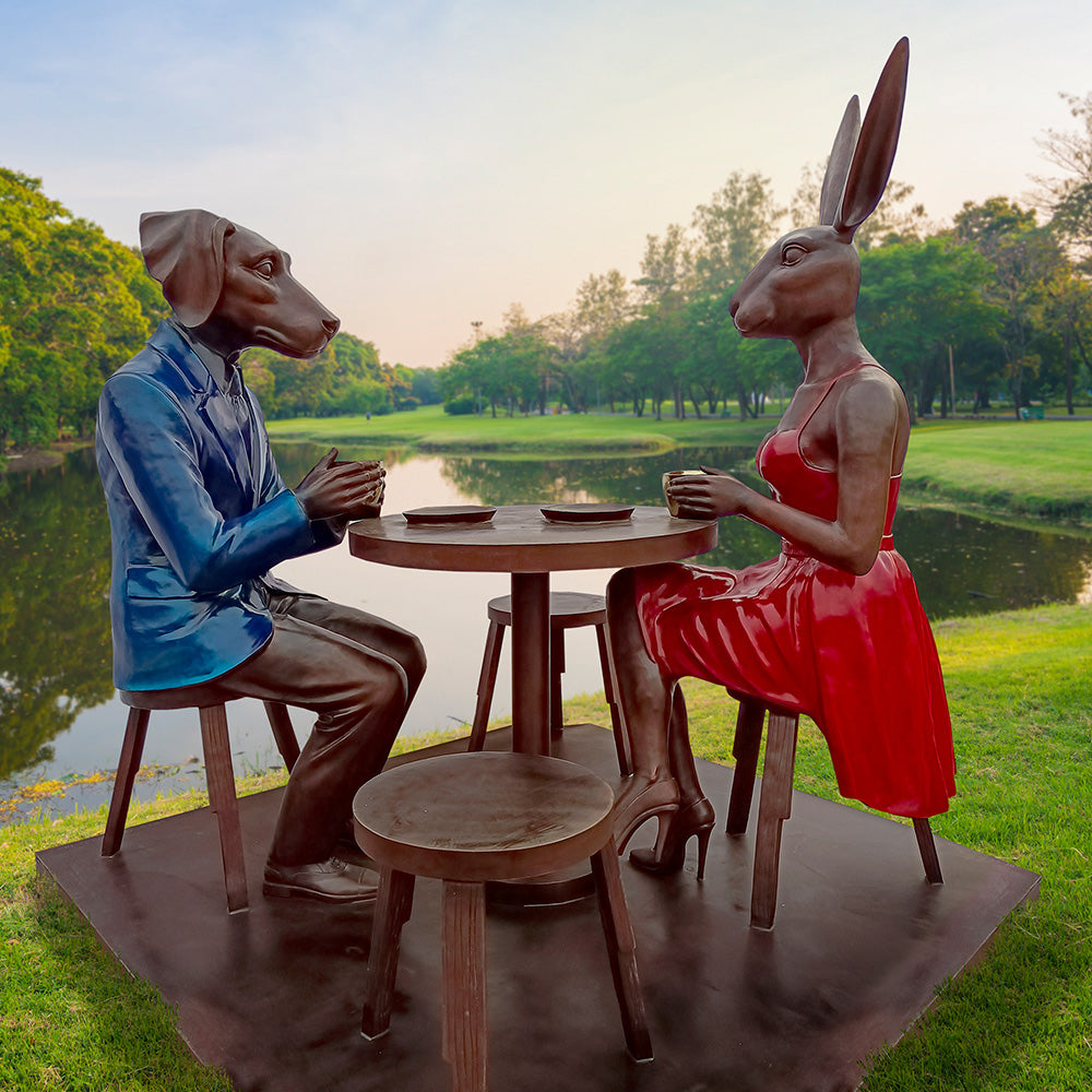 Table of Love (Bronze Sculpture) – Gillie and Marc®