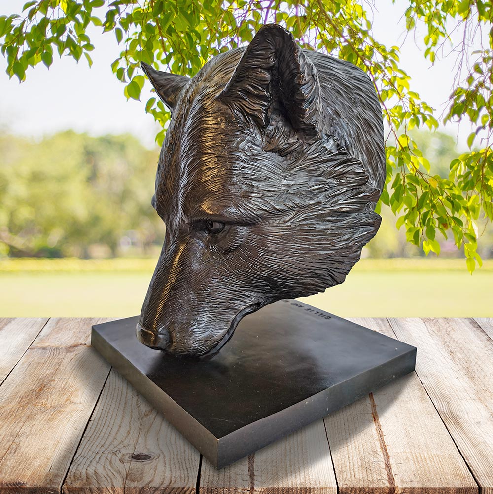 Tala the Red Wolf Was a Face of the Wild (Bronze Sculpture) – Gillie ...