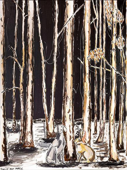 Tall gums had visitors (Splash pop series) – Gillie and Marc®